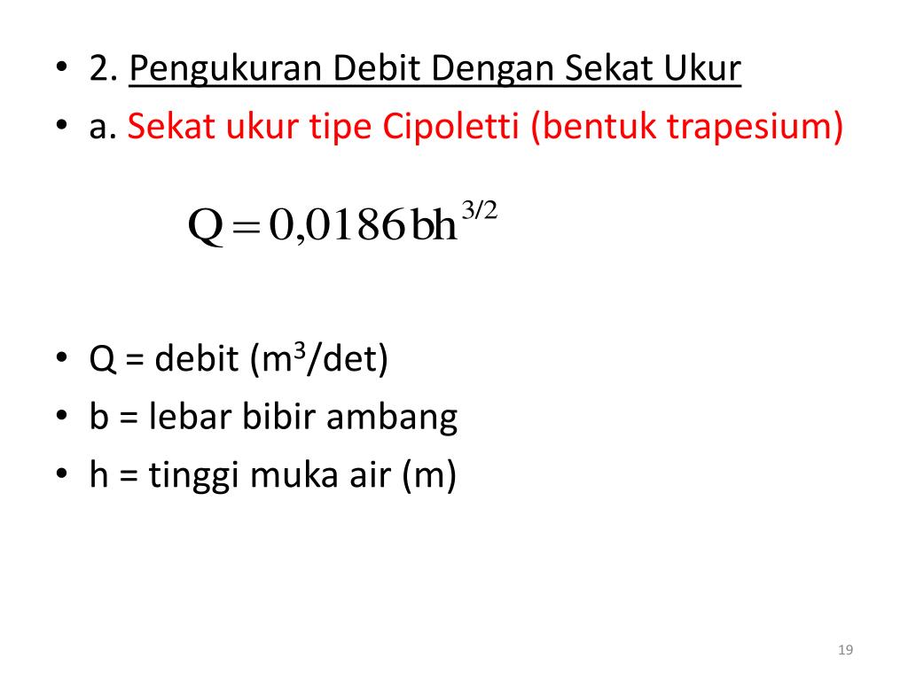 PPT - VI. KUALITAS AIR DAN DEBIT PowerPoint Presentation, free download ...