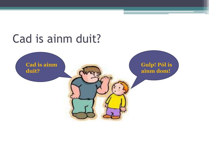 PPT - Mé Féin PowerPoint Presentation - ID:1998735