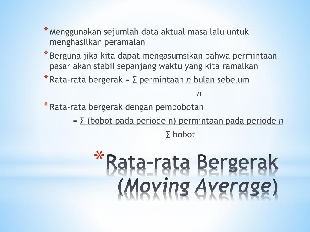 PPT - Peramalan . Manajemen Produksi #3 PowerPoint Presentation, free ...