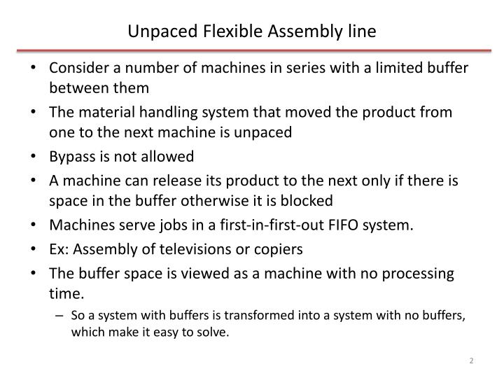 PPT - Flexible Assembly line PowerPoint Presentation - ID:1999814