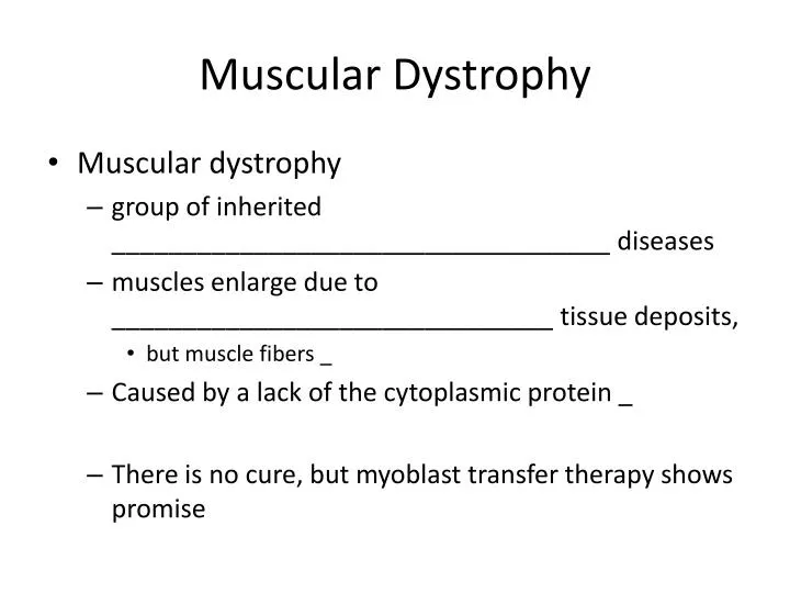 PPT - Muscular Dystrophy PowerPoint Presentation, free download - ID ...