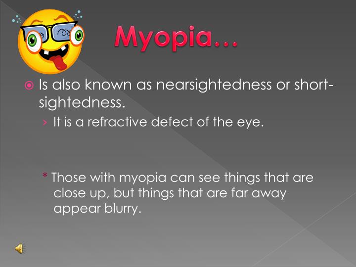 PPT - Myopia PowerPoint Presentation - ID:2000043