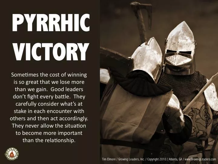 PPT - Pyrrhic Victory PowerPoint PowerPoint Presentation, free download ...