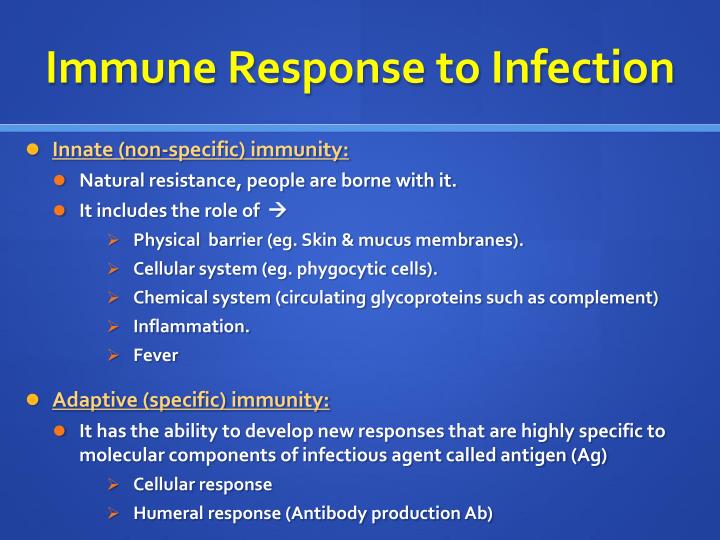 PPT - Immune Response to Infection PowerPoint Presentation - ID:2000667