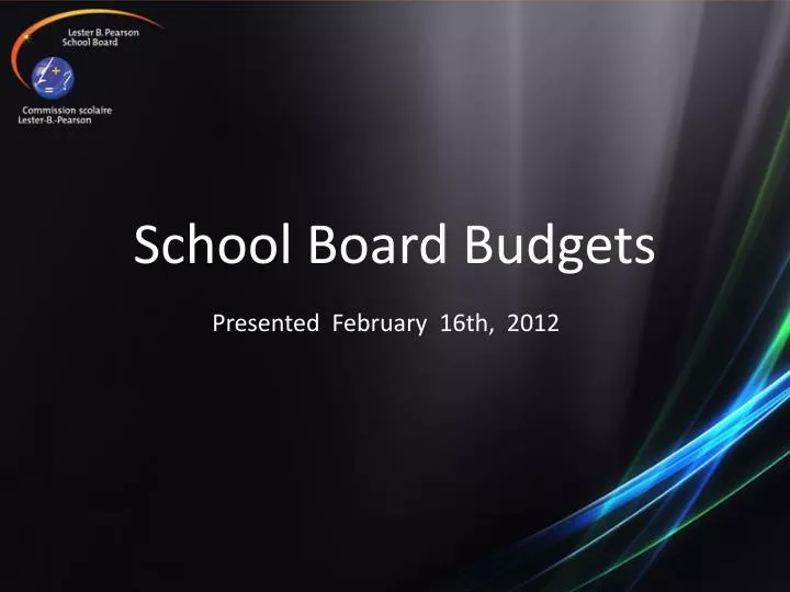 PPT - School Board Budgets PowerPoint Presentation, free download - ID ...