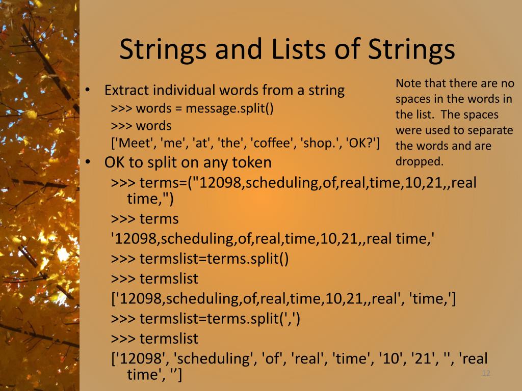 Ppt Getting Set With Python And Nltk Tuples Strings Numeric Types Powerpoint Presentation