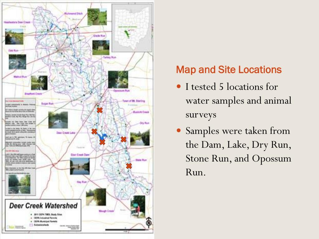 PPT - Water and Animal Surveying of Deer Creek Watershed PowerPoint ...