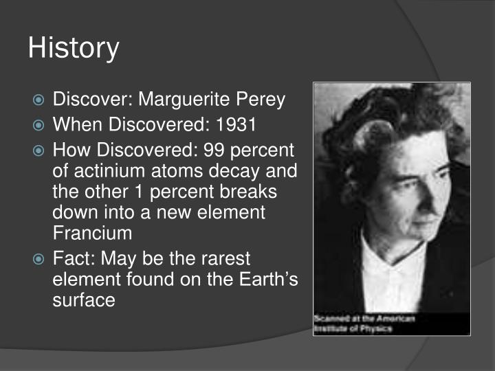 PPT - Francium PowerPoint Presentation - ID:2002485