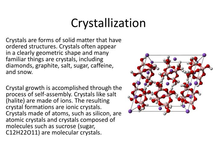 PPT - Introduction to Crystallization Chemistry PowerPoint Presentation ...