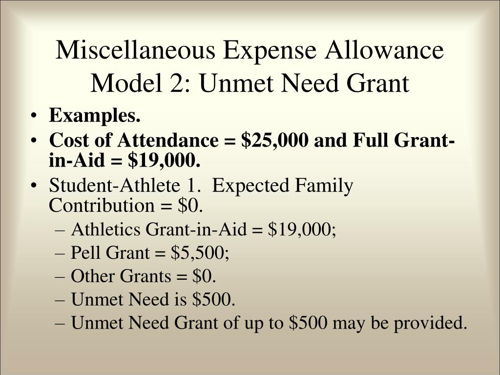 PPT - Financial Aid for NCAA Student-Athletes: Update on NCAA Bylaw 15 ...
