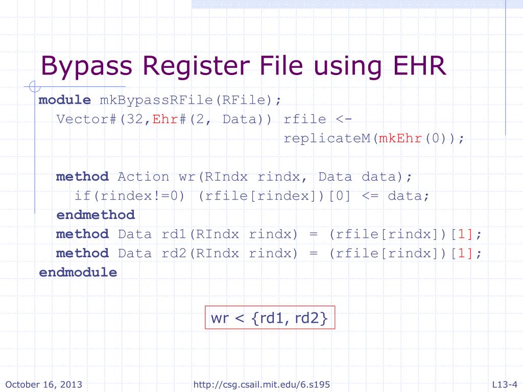 PPT - Constructive Computer Architecture: Multistage Pipelined ...