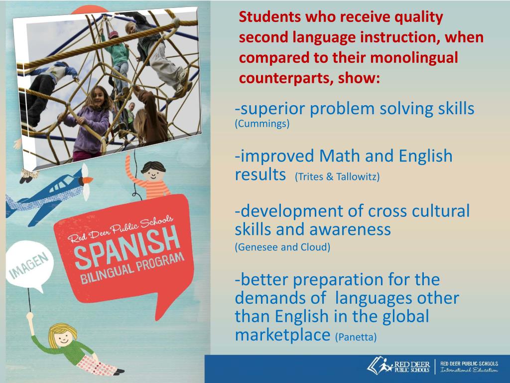PPT - Spanish Bilingual Program Kindergarten &/or Grade 1 Information ...