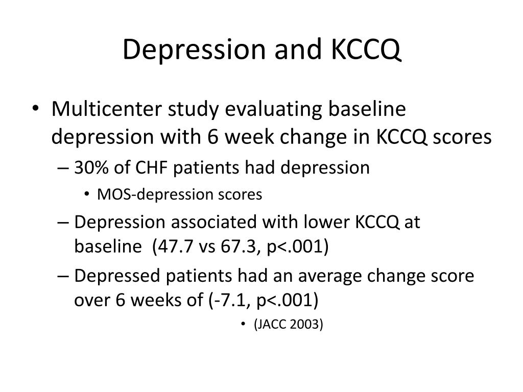 PPT - Patient-reported Measures: KCCQ and CHF outcomes PowerPoint ...