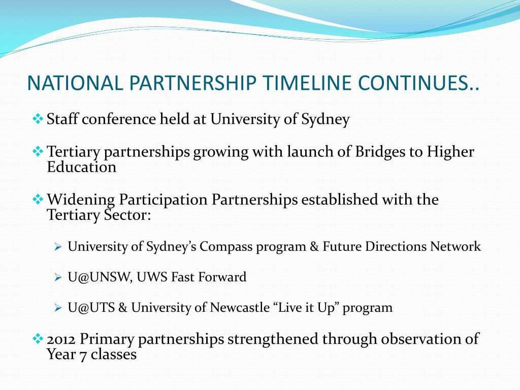 PPT - Fairfield High School NSW - Our National Partnership Journey ...