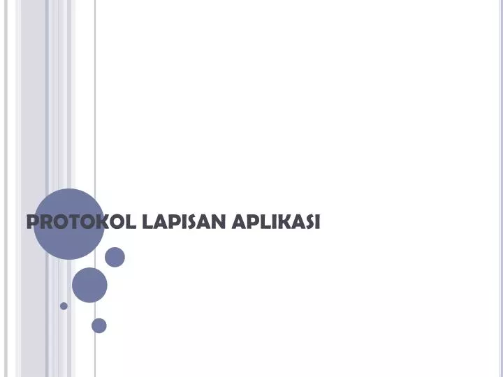 PPT - PROTOKOL LAPISAN APLIKASI PowerPoint Presentation, free download ...