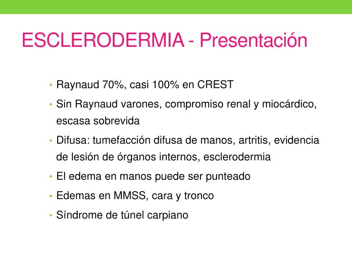 PPT - ESCLEROSIS SISTÉMICA PowerPoint Presentation - ID:2005402
