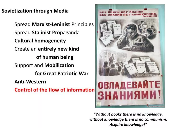 PPT - Sovietization through Media PowerPoint Presentation, free ...