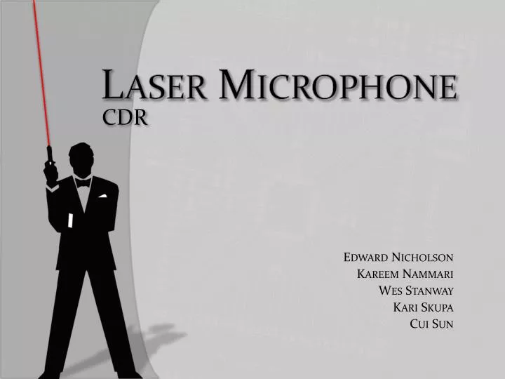 PPT - Laser Microphone PowerPoint Presentation, free download - ID:2005934