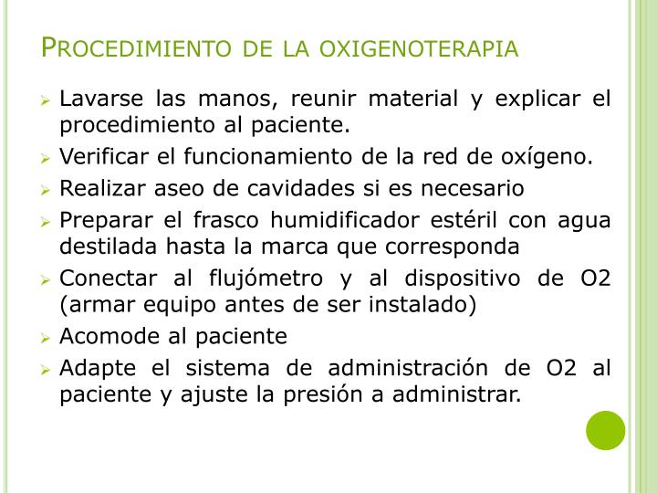 PPT - Oxigenoterapia y nebulización PowerPoint Presentation - ID:2005983