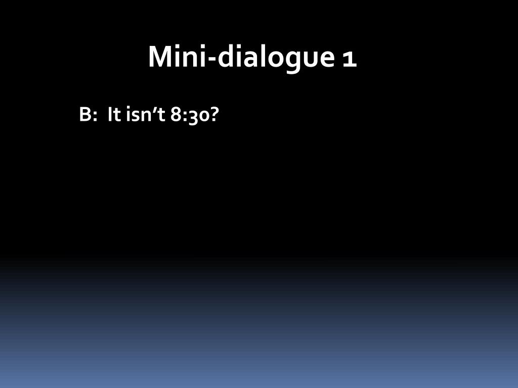 PPT - Mini-dialogues Bon Voyage – Leçons Préliminaires PowerPoint ...