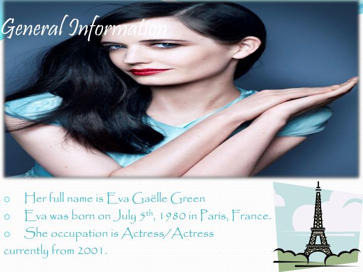PPT - Eva Green PowerPoint Presentation - ID:2006327