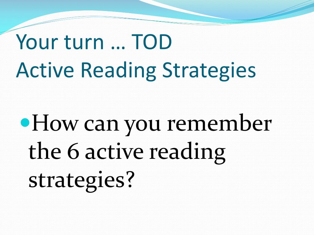 PPT - Active Reading Strategies PowerPoint Presentation, free download ... PPT - Active Reading Strategies PowerPoint Presentation, free download ...