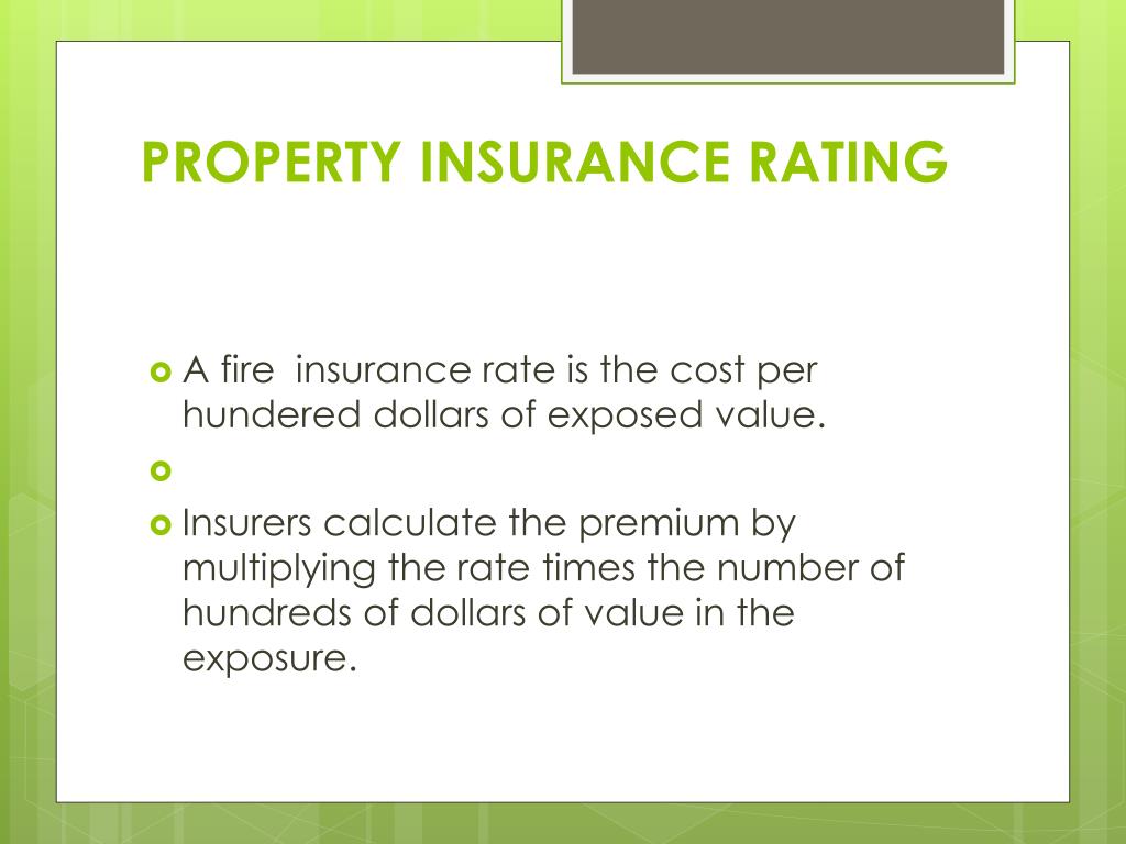 PPT - CHAPTER 13 COMMERCIAL PROPERTY INSURANCE PowerPoint Presentation ...