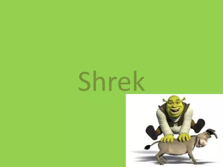 PPT - Shrek PowerPoint Presentation, free download - ID:2007019