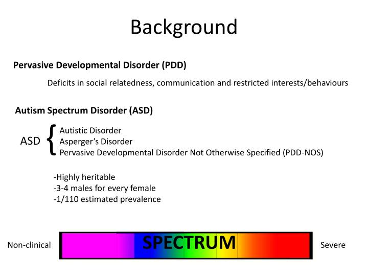 PPT - Autism Spectrum Disorder PowerPoint Presentation - ID:2007126