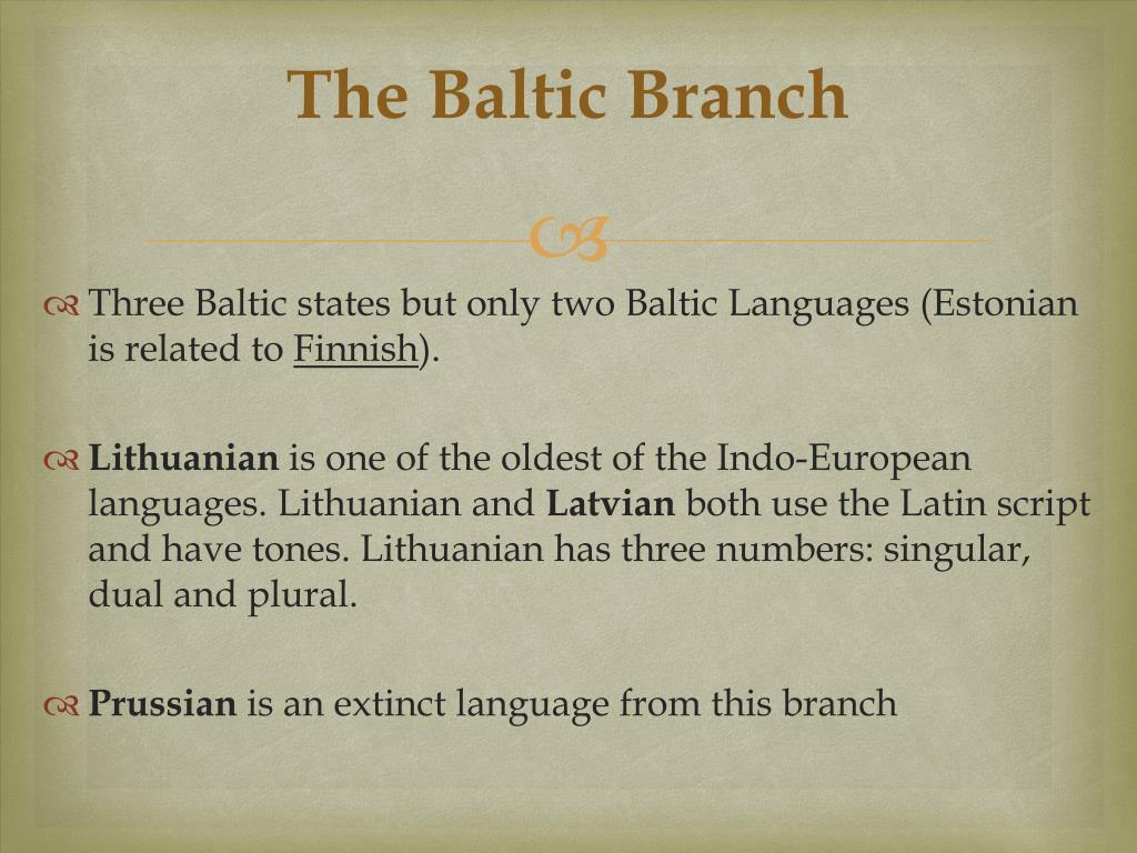 PPT - The Indo-European Family of Languages. PowerPoint Presentation ...