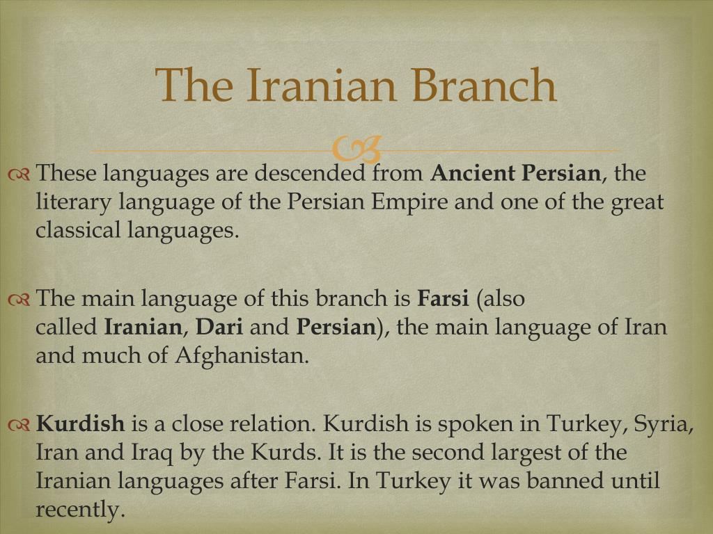 PPT - The Indo-European Family of Languages. PowerPoint Presentation ...