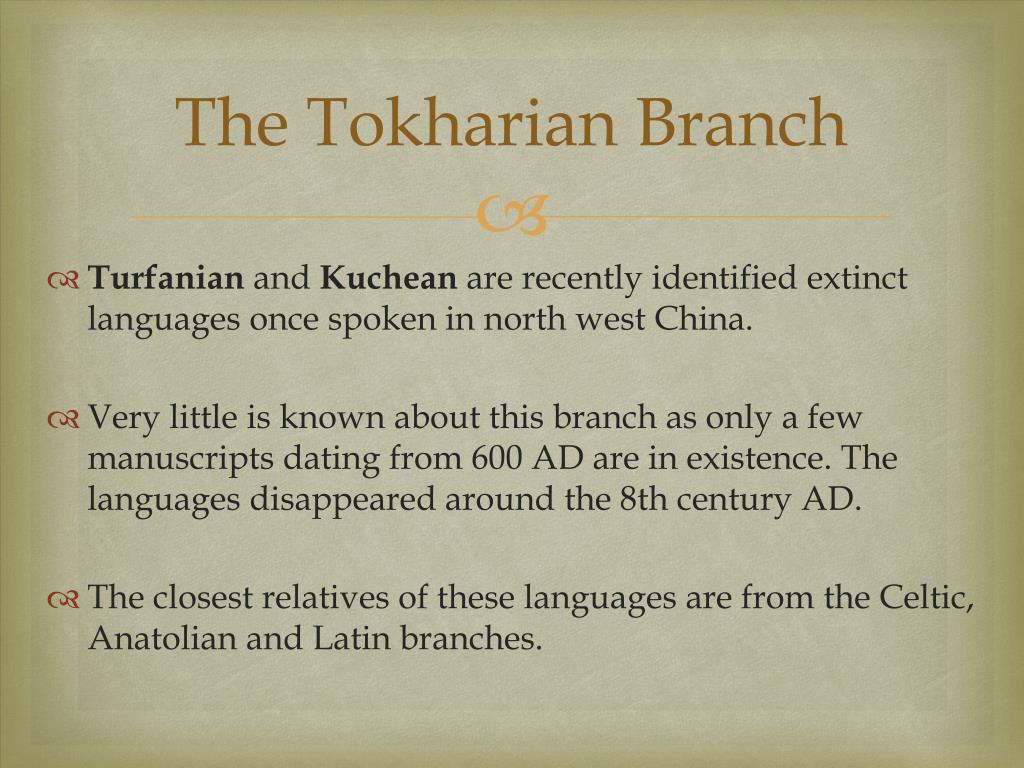 PPT - The Indo-European Family of Languages. PowerPoint Presentation ...