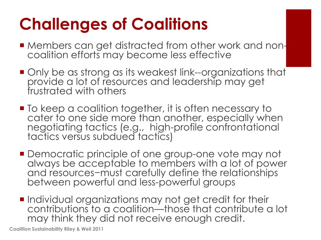 PPT - Building and Sustaining Coalitions PowerPoint Presentation, free ... PPT - Building and Sustaining Coalitions PowerPoint Presentation, free ...