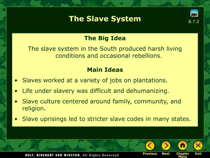 PPT - The Slave System PowerPoint Presentation, free download - ID:2008055