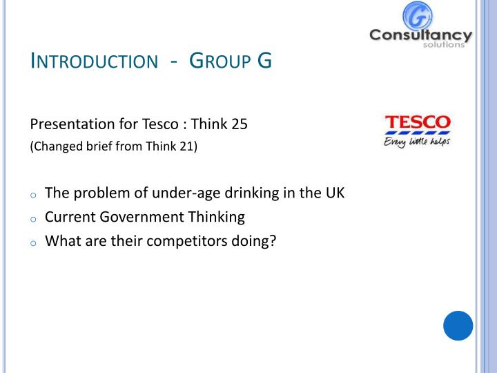 PPT - Tesco: Think 25 PowerPoint Presentation - ID:2008434