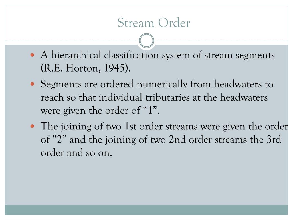 PPT - Stream Ecology SWES/WFSC/ECOL 471/571 PowerPoint Presentation ...