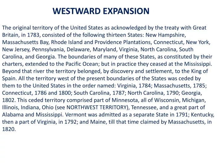 PPT - Westward Expansion PowerPoint Presentation, free download - ID ...