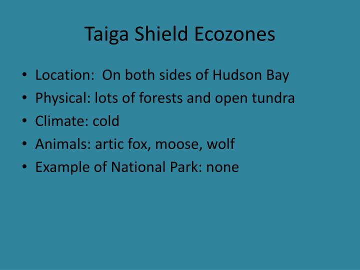 PPT - Canada’s Terrestrial Ecozones of Canada PowerPoint Presentation ...