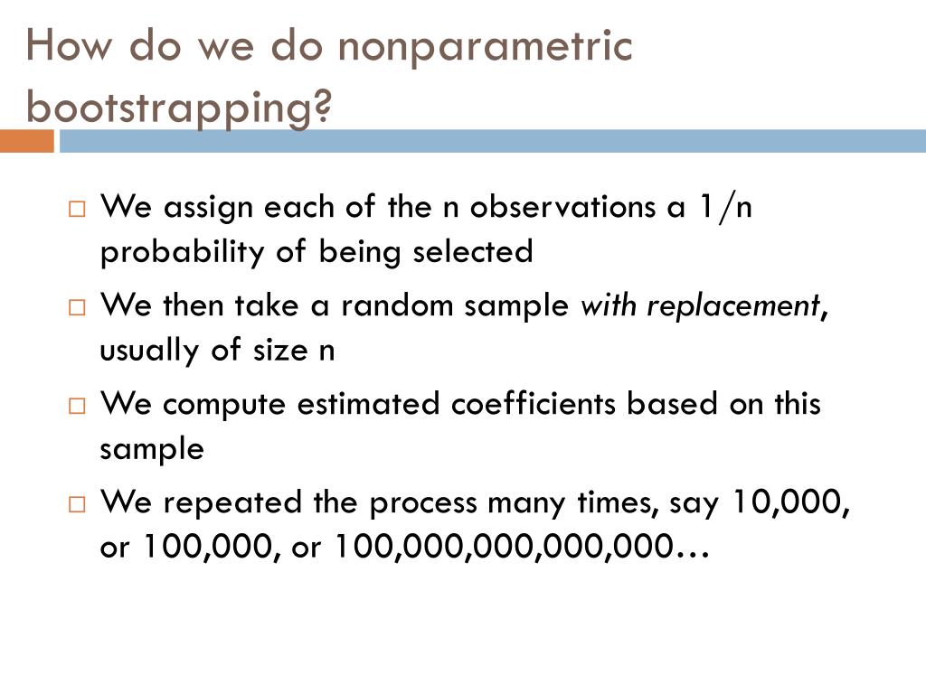 PPT - Nonparametric Methods Featuring the Bootstrap PowerPoint ... PPT - Nonparametric Methods Featuring the Bootstrap PowerPoint ...