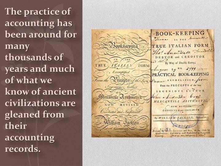 PPT - The history of accounting PowerPoint Presentation - ID:2011010