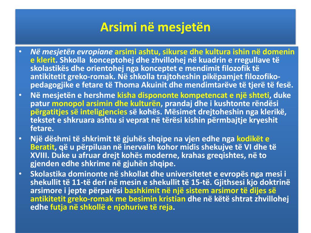 PPT - Mendimi filozofiko-pedagogjik shqiptar PowerPoint Presentation ...