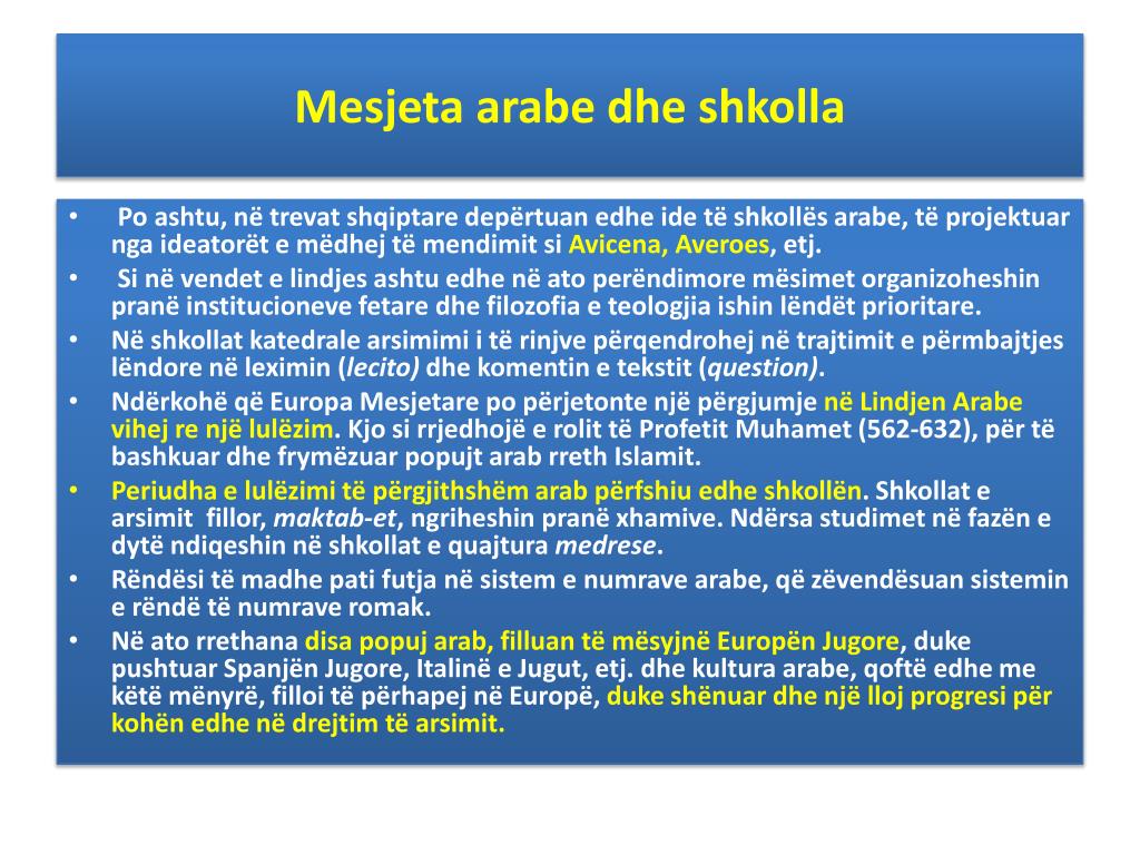 PPT - Mendimi filozofiko-pedagogjik shqiptar PowerPoint Presentation ...