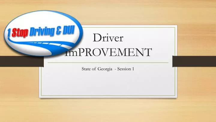 PPT - Driver ImPROVEMENT PowerPoint Presentation, free download - ID ...