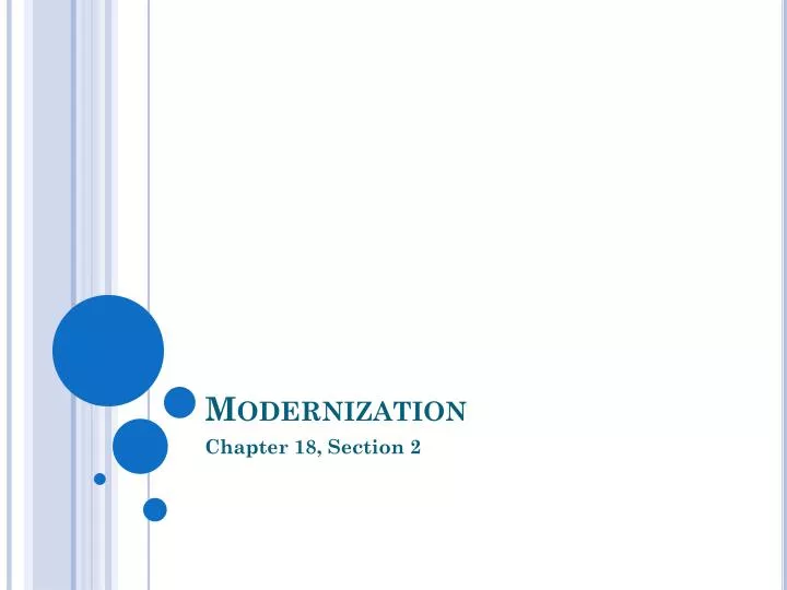 PPT - Modernization PowerPoint Presentation, free download - ID:2012729