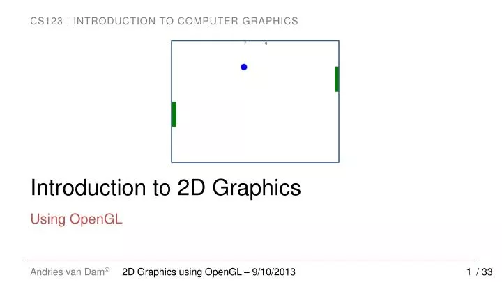 PPT - Introduction to 2D Graphics PowerPoint Presentation, free ...