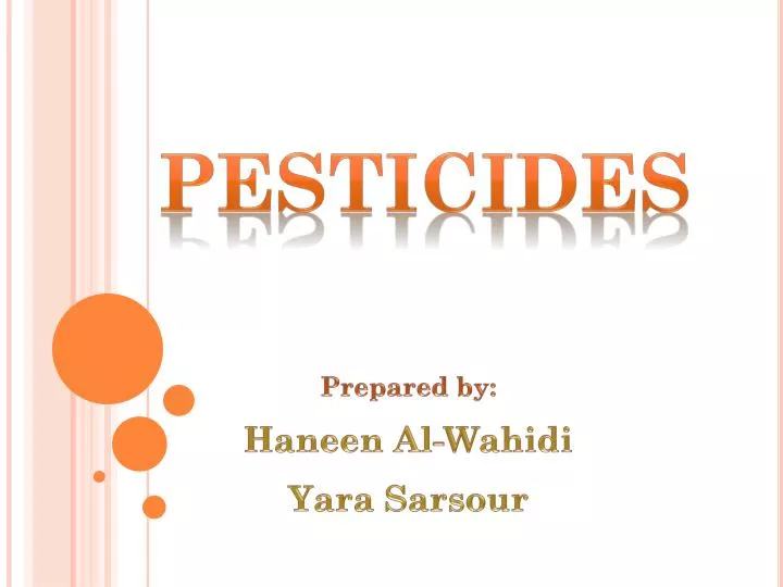 PPT - Pesticides PowerPoint Presentation, free download - ID:2013535