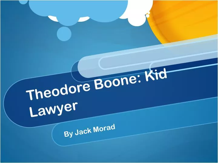 PPT - Theodore Boone: Kid Lawyer PowerPoint Presentation, free download ...