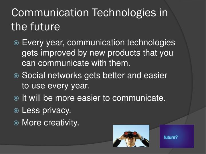PPT - Communication Technology PowerPoint Presentation - ID:2014862