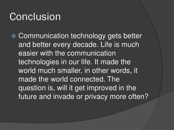 PPT - Communication Technology PowerPoint Presentation - ID:2014862