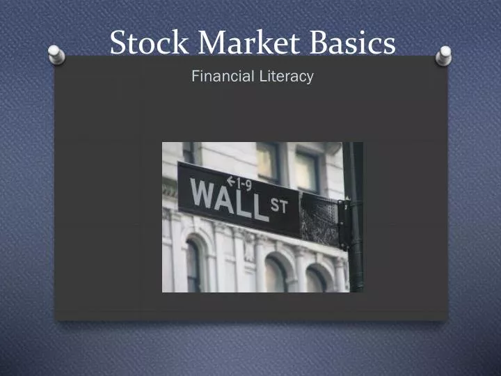 PPT - Stock Market Basics PowerPoint Presentation, free download - ID ...